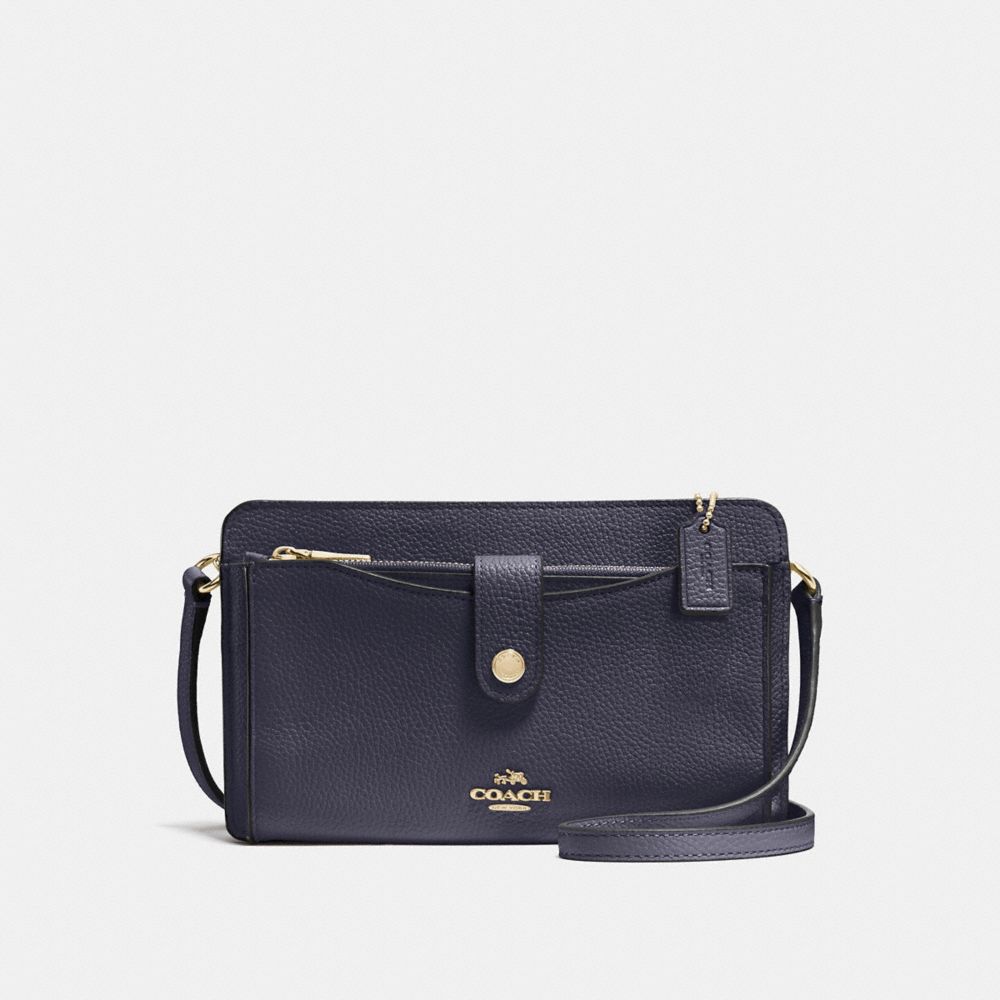 COACH: Messenger With Pop-up Pouch In Pebble Leather