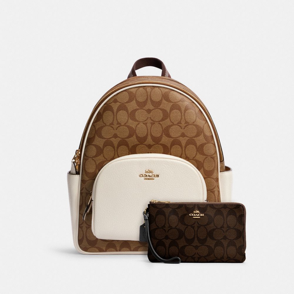 COURT BACKPACK IN SIGNATURE CANVAS | COACH® Outlet