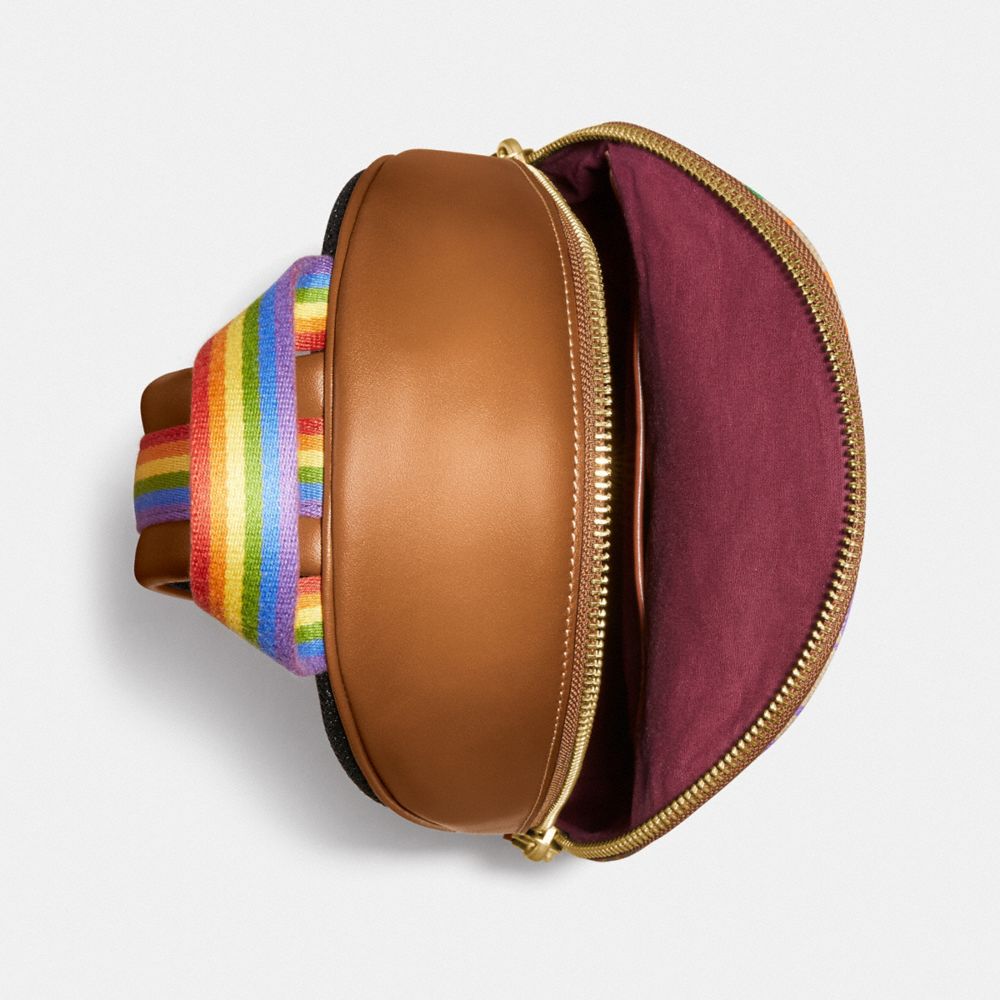 COACH: Academy Pack In Rainbow Signature Canvas