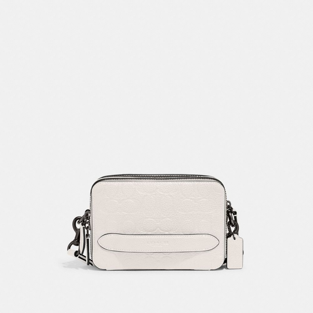 Coach Charter Crossbody In Signature Leather In White | ModeSens