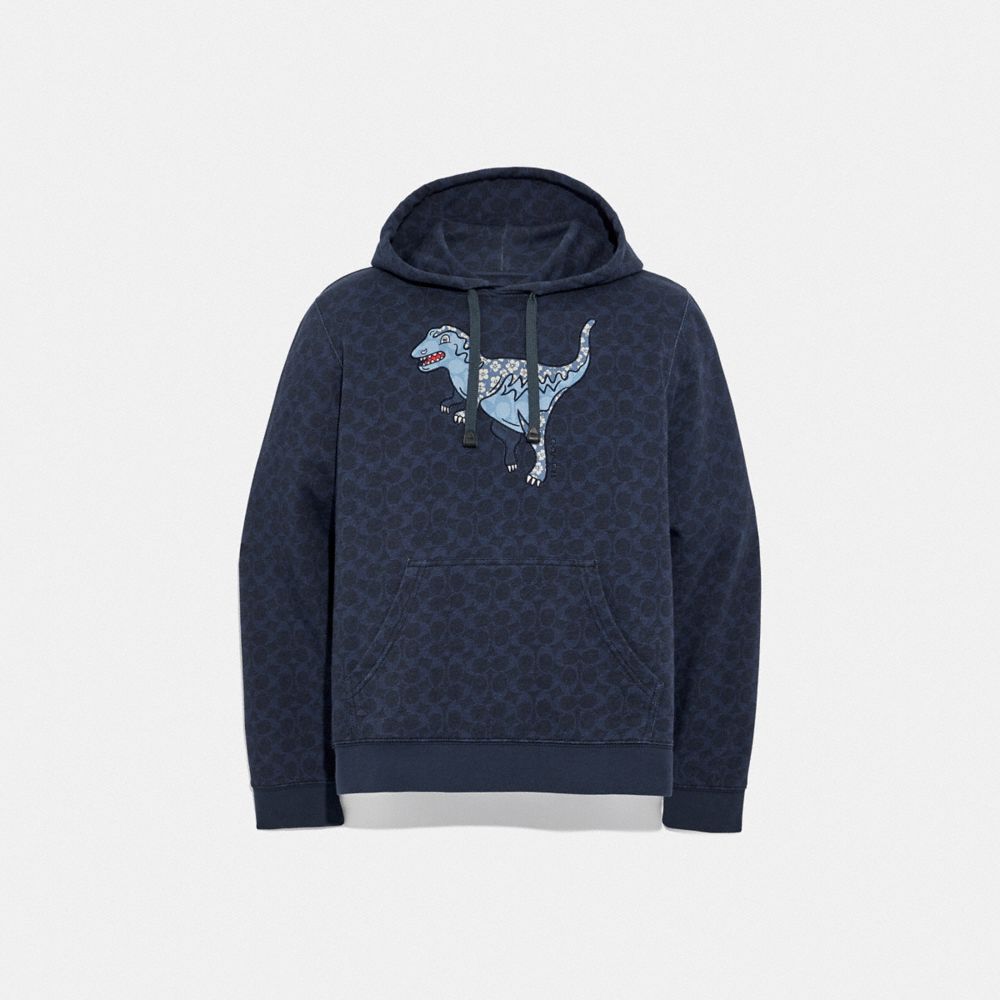 Coach Signature Rexy Hoodie In Organic Cotton | ModeSens