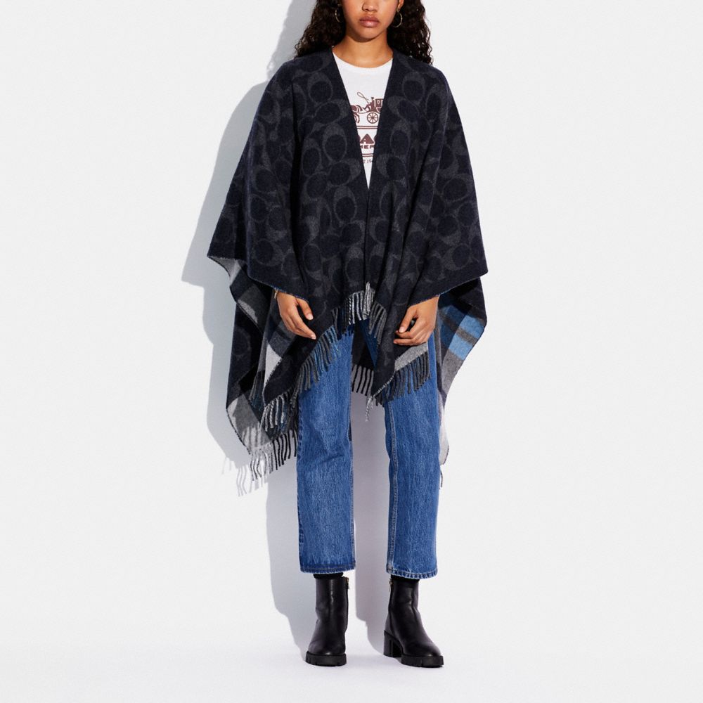 COACH: Reversible Signature Cape
