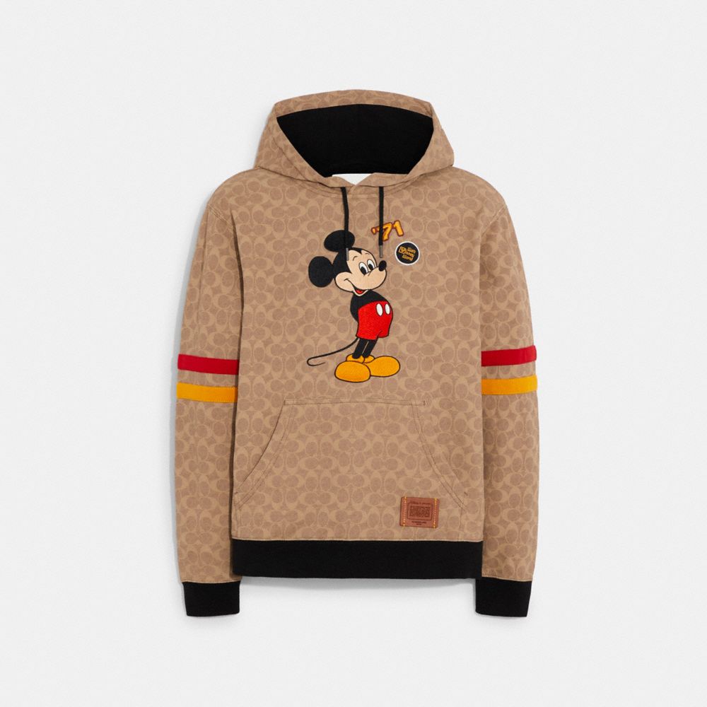 COACH: Disney X Mickey Mouse Signature Hoodie In Organic Cotton
